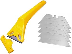 Amazon.com: Stanley Window Scraper and Replacement Blades : Tools ...