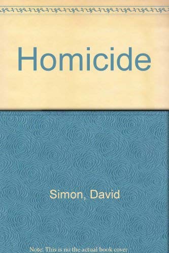 Homicide: Simon, David: 9780340569191: Amazon.com: Books
