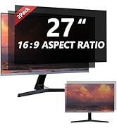 Amazon.com: 2 Pack Magnetic Hanging Computer Privacy Screen 24 Inch for ...