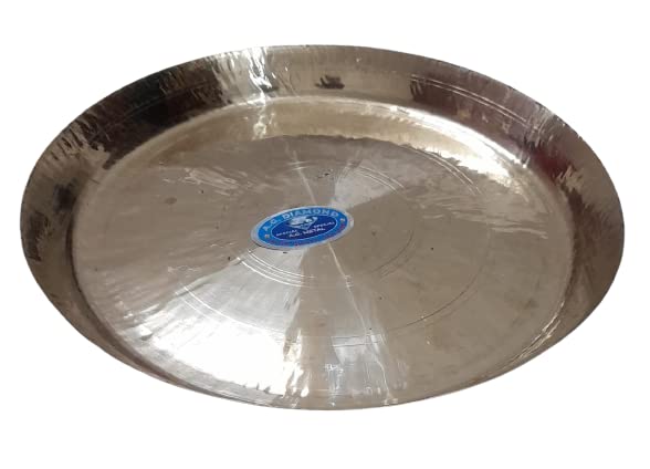 Buy Parat Kansa Thali/Plate Handmade Parat for Kitchen 10.5" Set of 1 ...