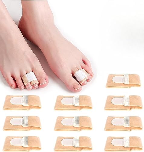 Finger Broken Wrap Tapes,10Pcs Toe Cushioned Bandages, Toe Finger Buddy ...