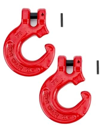 EGV 5/16" G80 Logging Chain Choker Hook with 2 Tons or 4400Lbs Working ...