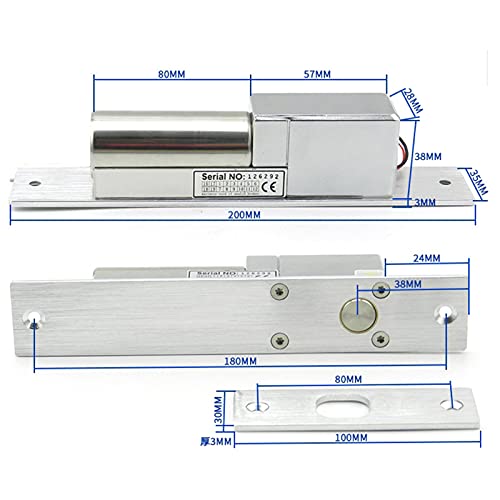 Electric Mortise Lock, Ultra-Low Temperature Electric Drop Bolt Lock ...