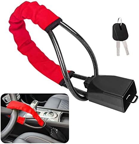 Heart Horse Steering Wheel Lock Seat Belt Lock Universal Anti Theft Car ...