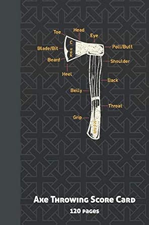 Axe Throwing Score Card | Amazon.com.br