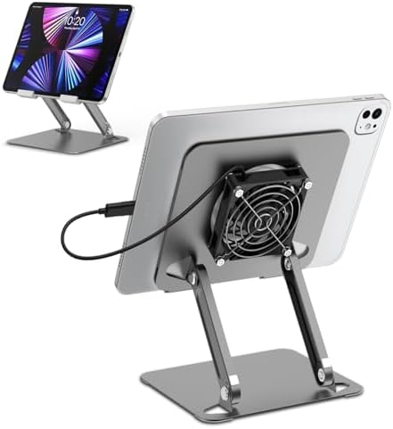 Cooling Stand for Surface Pro,Tablet Cooler Stand Holder with Quiet Fan ...