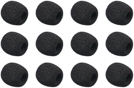 Amazon.com: Kicada 12 PCS Lavalier Microphone Windscreen Foam Cover ...