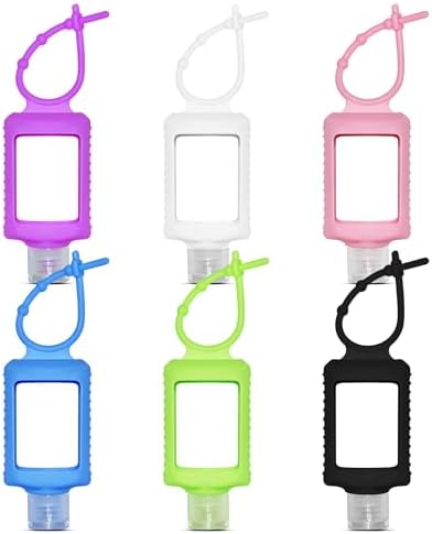 Amazon.com: VHOPMORE 6Pcs Travel Size Empty Hand Sanitizer Holder with ...