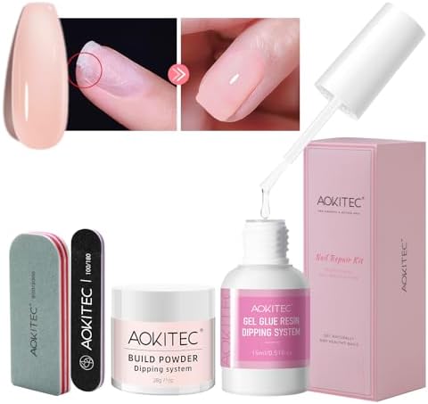 Amazon.com : Professional Nail Repair Kit for Broken Cracked Split and ...