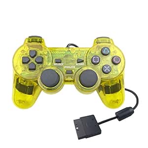 Lilyzee Clear Transparent PS2 Controller Joystick Compatible with Sony ...