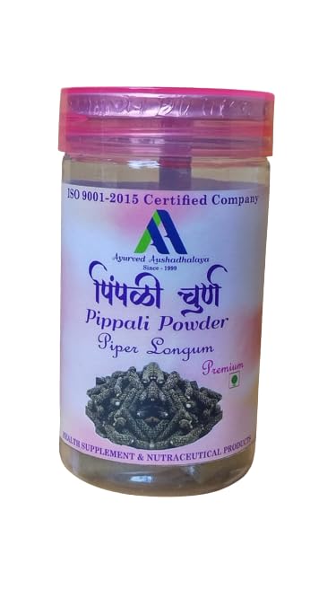 Buy AYURVED AUSHADHALAYA Pippali Powder Natural No Side Effect (500 ...