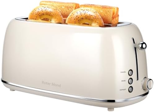 Amazon.com: REDMOND 2 Slice Toaster Retro Stainless Steel Toaster with ...