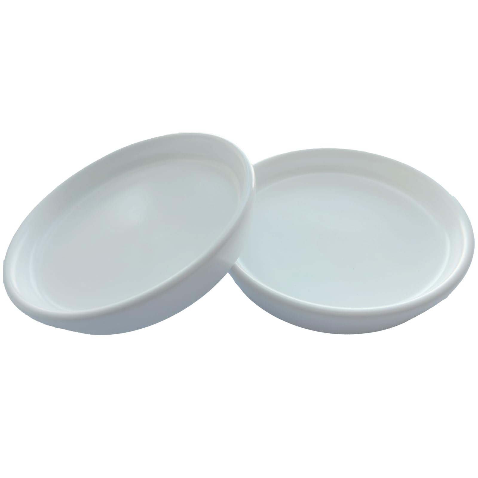 Amazon.com: GIKUPOM Ceramic Plant Saucer Deep Plant Pot Tray 2 Pack 3 4 ...