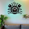 Amazon.com: JeathFea Garage Wall Clock - Personalized Auto Repair Shop ...