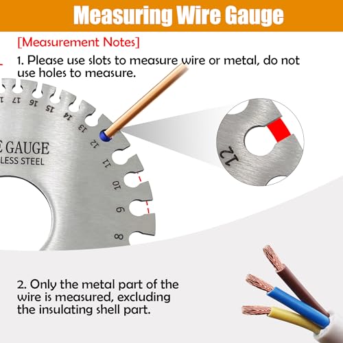 Snapklik.com : Socpuro 3Pcs Stainless Steel Thickness Wire Gauge
