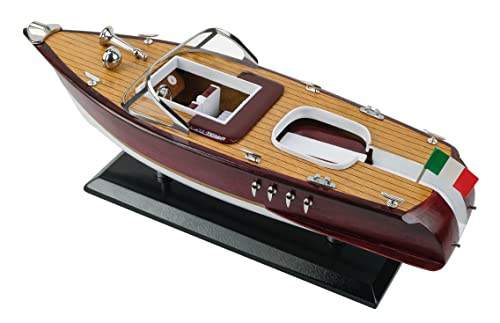 SAILINGSTORY Wooden Model Boat Riva Aquarama Speedboat 1/20 Scale ...