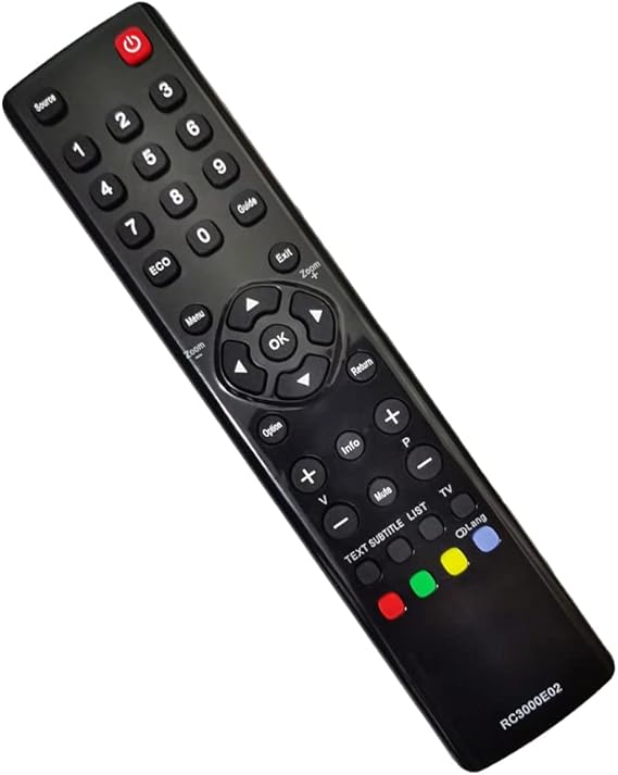 Nouvelle RC3000E02 04TCLTEL0223 Telecommande pour Thomson LCD LED TV ...