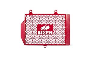 Bizen Bajaj Pulsar NS200 Premium Radiator Guard - Red : Amazon.in: Car ...