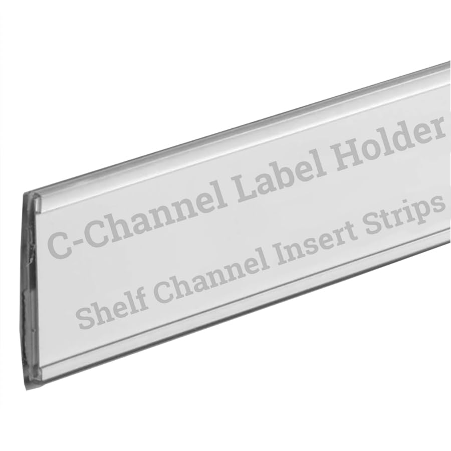 Amazon.com: STORE FIXTURES DIRECT Stick on C Channel Insert Strip, 48 ...