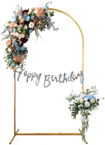 Amazon.com : Metal Arch Backdrop Stand Suitable for Wedding, Baby ...