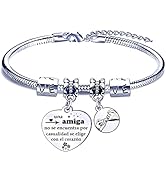POIUYTRE Pulsera para Mejor Amiga, Regalo Original de Cumpleaños ...