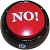 Amazon.com: The Big Red NO! Button Desktop Sound Toy - Great for ...