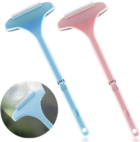 Shuttle Art Plastic Mesh Screen Cleaner - 2 in 1 Window Cleaner Brush ...