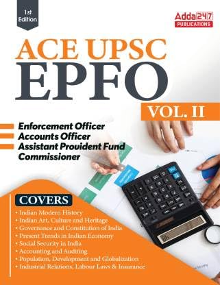 Buy ACE UPSC EPFO Vol II (2023-24) Book Online at Low Prices in India ...