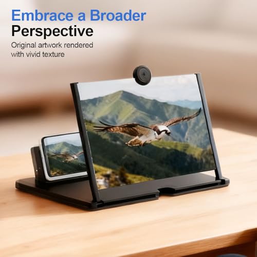Big Screen Phone Magnifier, 2026 New HD Screen Expander, Foldable ...