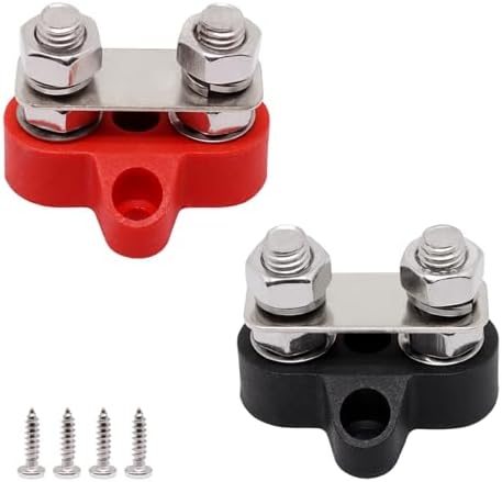 Amazon.com: S SYDIEN Bus Bar 250A, 5/16" Studs Power Distribution ...