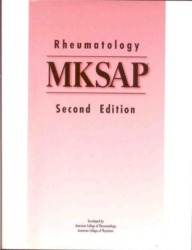 Rheumatology MKSAP - Second Edition: MKSAP: Amazon.com: Books