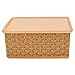 Kuber Industries Multipurpose Solitaire Storage Basket with Lid|Strong ...