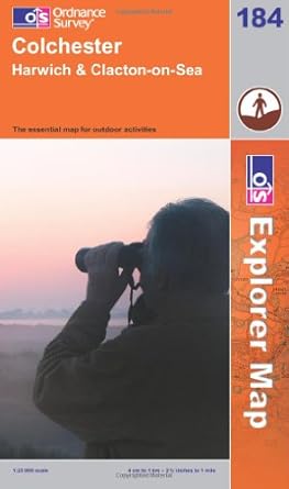 Colchester: Sheet 184 (OS Explorer Map): Amazon.co.uk: Ordnance Survey ...