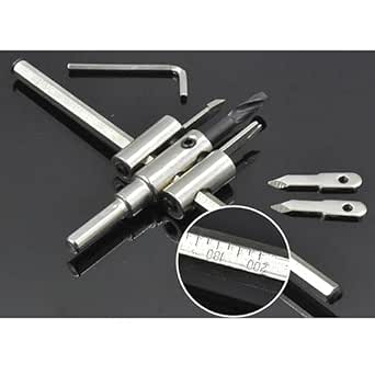 Adjustable Metal Wood Circular Hole Drill Bit Cutter Tool 30mm-120mm ...