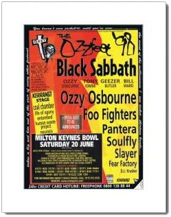 Music Ad World OZZY OSBOURNE – Ozzfest 1998 Mini Poster – 28.5x21cm ...