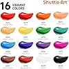 Amazon.com: Shuttle Art Acrylic Paint Set, 16 x12ml Tubes Artist ...