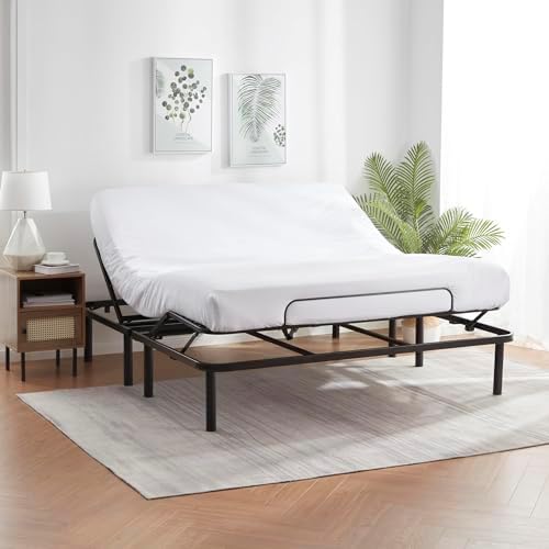 Amazon.com: Nestl Basic Adjustable Bed Base, Full Size Bed Frame ...