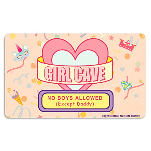 Snapklik.com : GEEKBEAR Girl Cave Sign (01. Girl CaveHeart) - Made