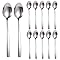 Amazon.com | SOLEADER X-Large Serving Spoons Set, 12 Inch Slotted Spoon ...