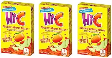 Amazon.com : Hi-C Singles To Go Drink Mix Variety Pack, 2 Blazin ...