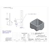 Aluminum Deck Mount Predrilled Intermediate Post with 13 Holes, 42 Inch ...