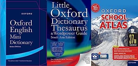 OXFORD DICTIONARY MINI + LITTLE DICTIONARY + OXFORD ATLAS (COMBO SET OF ...