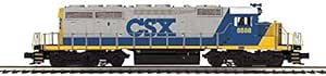 Amazon.com: MTH TRAINS; MIKES TRAIN HOUSE CSX SD40-2 Crazy 8 (#8888 ...
