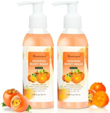 Amazon.com : Hoveimpee 2 Pack Persimmon Soap for Old People Smell ...