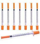 Amazon.com: 2cc/ml Syringes with 25Ga 1Inch Needle Disposable Each ...