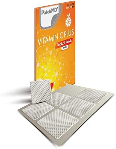 PatchMD Vitamin C Plus™ 30 Daily Topical Patches. 100% Natural & Vegan. Allergy & Filler Free ...