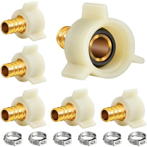 SUNGATOR 12-Pack PEX 1/2" x 1/2" NPT Female Threaded Swivel Adapter ...