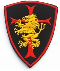 Amazon.com: Seal Team 6 DEVGRU Gold Squadron Crusader Cross Lion Shield Military Patch Fabric ...