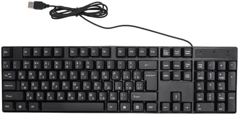 USB Slim Keyboard, 104 Key Russian French Spanish English Language ...