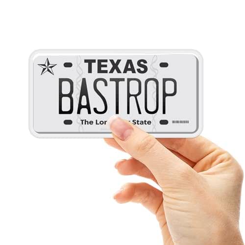 Amazon.com: Texas License Plate Stickers - 15 TX City Options - Texas ...